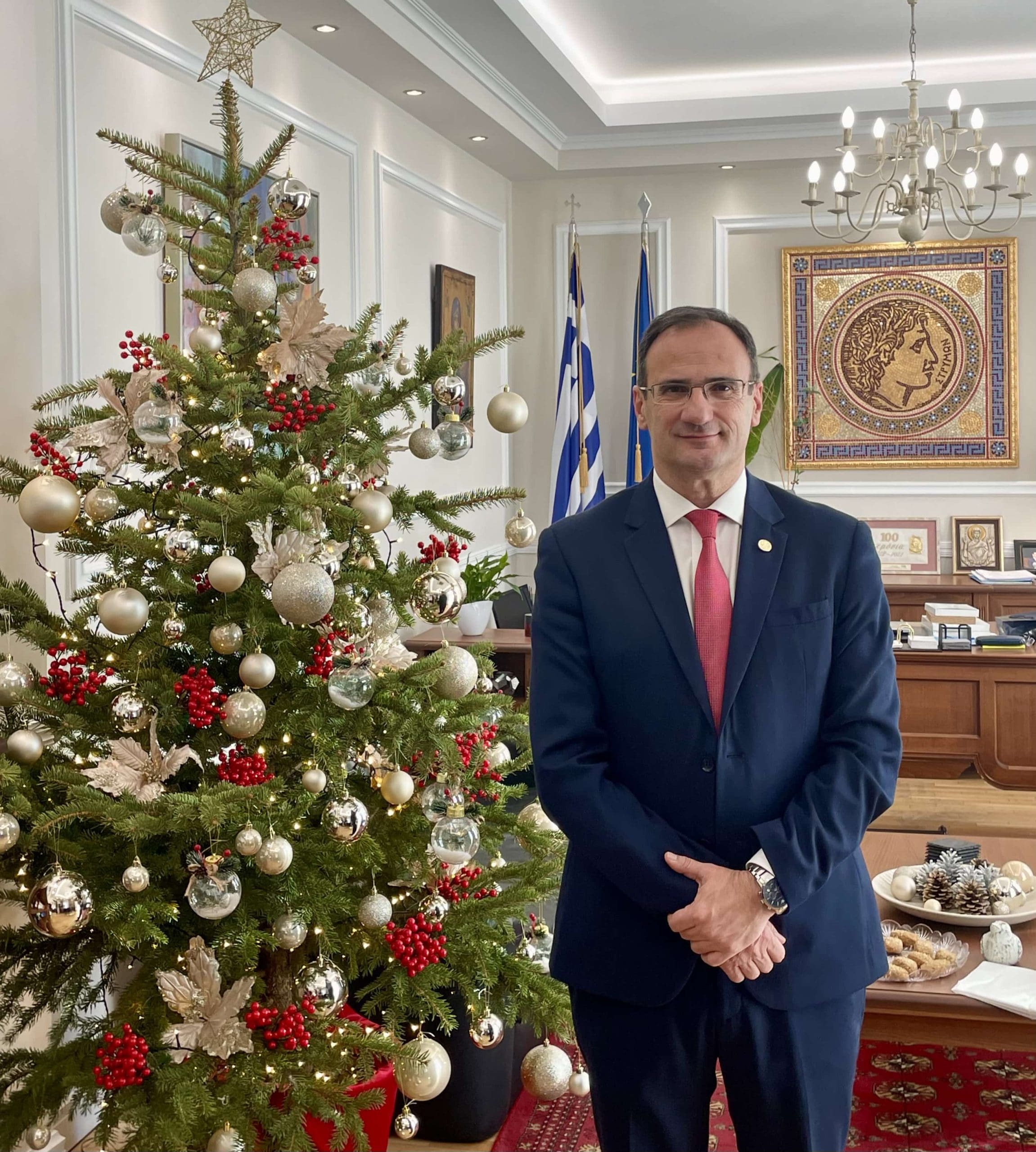 Το μήνυμα του Δημάρχου Σερρών για τα Χριστούγεννα • Serres24